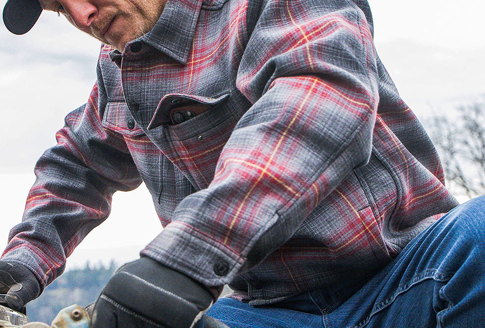 Men's Snap Front Shirt Jacket – Noble Outfitters